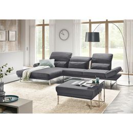 3C Candy Ecksofa &raquo;Mallow Designsofa mit Komfortfunktionen, modern und bequem, L-Form&laquo; Verstellbare Armlehne und Kopfteil, manuelle 