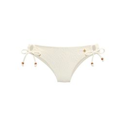 Lascana Damen Lascana Bikini-Hose &raquo;Fay&laquo; aus eleganter Strukturware wei&szlig; 38, N-Gr
