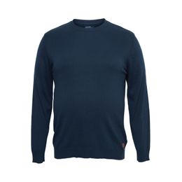 Blend Herren Strickfleece-Pullover "Strickpullover BHLars Big & Tall", blau, Gr. XXXL, Obermaterial: 50% Baumwolle CO. 50% Polyacryl PAN., Pullover