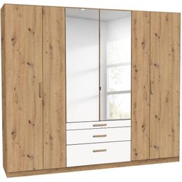 Rauch Kleiderschrank &raquo;Schrank Dreht&uuml;renschrank Ankleide Garderobe Schlafzimmer MOSBACH&laquo; Breiten: 181/226/271 cm, H&ouml;he 210 cm, mit Spiegel und farblich