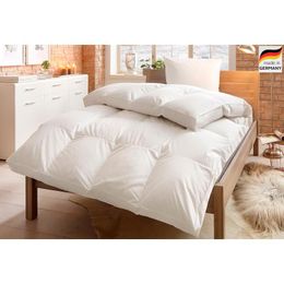 OTTO home Daunenbettdecke + Kopfkissen &raquo;K&ouml;niz, Bettdecke 135x200&155x220 cm mit 80x80 cm Kissen Made in Green&laquo; 2-tlg., Set mit Kissen, allergiker 