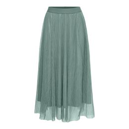 Only Damen Only Maxirock &raquo;ONLLAVINA SKIRT JRS&laquo; Polyester gr&uuml;n XL (42)