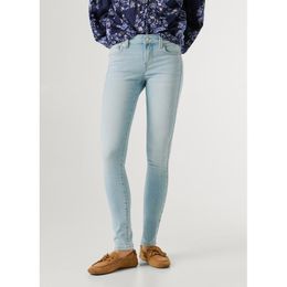 Pepe Jeans Damen Skinny-fit-Jeans &raquo;SKINNY JEANS LW&laquo; Low Waist blau 30, L&auml;nge 32