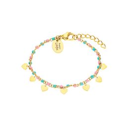 Prinzessin Lillifee Damen Armband &raquo;Herzen&laquo; bunt 14cm, Edelstahl