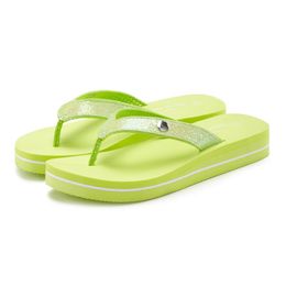 Venice Beach Damen Badezehentrenner &raquo;Sandale, Badeschuh, Badelatsche, Flip Flop, Badeschlappe, Pantolette&laquo; Zehentrenner mit wasserabweisender und 