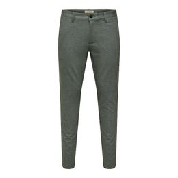 Only & Sons Only & Sons Herren ONLY & SONS Chinos &raquo;ONSMARK SLIM DITSY 020934 PANT NOOS&laquo; Viskosemischung, slim fit gr&uuml;n 38, L&auml;nge 32