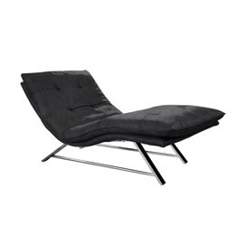 W.Schillig Relaxliege &raquo;daily dreams&laquo; in Waffelkissen-Optik, wahlweise mit Motor, Kufengestell, in 2 Breiten grau Stoff S37 (100% Polyester) B/H/T: 