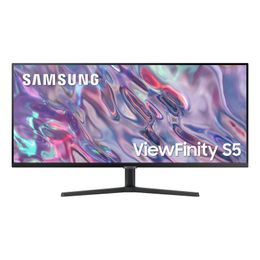Samsung LED-Monitor &raquo;ViewFinity S5 S34C500GAU&laquo; 86,4 cm/34 &prime;&prime; 3440 x 1440 px Wide Quad HD 5 Reaktionszeit 100 Hz schwarz Natives Seitenverh&auml;ltnis: 21:9