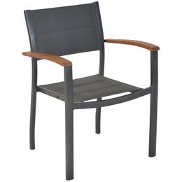 Merxx Gartensessel &raquo;Paxos&laquo; Set, 2 Stk. tlg. grau B/H/T: 63cm x 84cm x 54,5cm