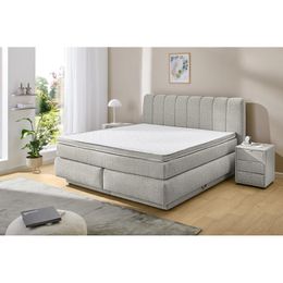 Jockenh&ouml;fer Boxspringbett &raquo;Tilda, wahlweise mit oder ohne Bettkasten&laquo; inkl. 7-Zonen-TTFK-Matratze, Kaltschaumtopper, 180x200cm Bezug Bett: Flachgewebe (100% 