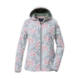 Killtec Damen Softshelljacke "KOS 14 WMN SFTSHLL JCKT AOP", bunt, Gr. 48, Oberseite: 100% Polyester.R&uuml;ckseite: 100% Polyester.Futter: 100% Polyester,