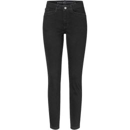 MAC Damen MAC Skinny-fit-Jeans &raquo;DREAM SKINNY&laquo; mit aufwendig gearbeiteten Details an den Taschen schwarz 44, L&auml;nge 30