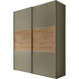 STAUD Schwebet&uuml;renschrank &raquo;Includo, Made in Germany&laquo; Mit vier verschiedenen Ausstattungsvarianten Holzwerkstoff salbei, B/H/T: 167cm x 222cm x 68cm, 