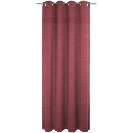 WIRTH Vorhang &raquo;Wiessee&laquo; &Ouml;sen 1 Stk. tlg. nach Ma&szlig; rosa Baumwolle, Leinen, Modal 255cm, &Ouml;sen, 150cm