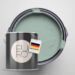 A.S. Cr&eacute;ation Wandfarbe &raquo;Premium Innenwandfarbe PURO Tuchmatt soft green&laquo; ideal f&uuml;r Wohnzimmer, Schlafzimmer, Flur und K&uuml;che, Farbwelt Gr&uuml;n gr&uuml;n 5 l 5ml