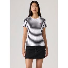Levi's Levi's Damen T-Shirt &raquo;PERFECT TEE&laquo; mit kleiner Logo-Stickerei schwarz-wei&szlig; M (38)
