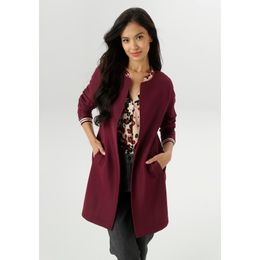 Aniston Selected Damen Aniston SELECTED Longblazer in modischer L&auml;nge rot 50