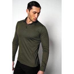 DESOTO Herren DESOTO Langarm-Poloshirt &raquo;Jerseypolo Essential Kent langarm&laquo; Flexibler Stretch 3XL