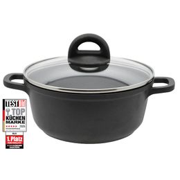 ELO Basic Kochtopf &raquo;Black&laquo; 1 tlg. Aluminium schwarz 3,6 l + &Oslash; 24cm + H&ouml;he 13cm