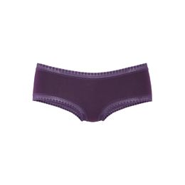 Lascana Panty Damen Gr&ouml;&szlig;e XS aubergine