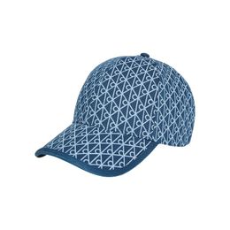 Calvin Klein Herren Baseball Cap &raquo;EMBLEM PRINT w LEATHER PATCH CAP&laquo; Mit festem Schirm Einheitsgr&ouml;&szlig;e