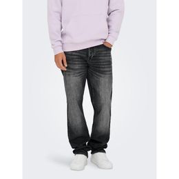 Only & Sons Only & Sons Herren ONLY & SONS Straight-Jeans &raquo;ONSEDGE PERFORMANCE LB 3816 DOT DNM NOOS&laquo; Baumwollmischung, straight fit 32, L&auml;nge 30
