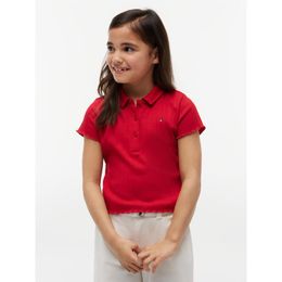 Tommy Hilfiger M&auml;dchen T-Shirt Kinder bis 16 Jahre rot 6 (116)
