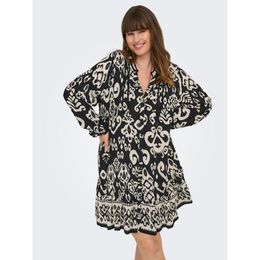 Only Carmakoma Damen Only CARMAKOMA Sommerkleid &raquo;CARAJA LS DRESS WVN NOOS&laquo; wei&szlig; 46, N-Gr
