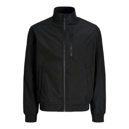 Jack & Jones Jack & Jones Herren Softshelljacke &raquo;JJELIAM SOFTSHELL BOMBER NOOS&laquo; Kunstfaser, regular fit schwarz XS