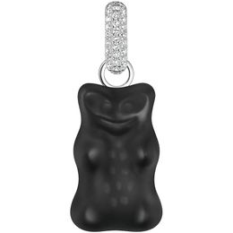 Thomas Sabo Damen Thomas Sabo Kettenanh&auml;nger &raquo;Thomas Sabo x HARIBO Schmuck: Gro&szlig;er Anh&auml;nger Goldb&auml;r&laquo; mit Kristallglas, Zirkonia (synth.) wei&szlig; Silber 