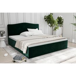 Westfalia Schlafkomfort Polsterbett &raquo;Graz&laquo; wahweise mit Stauraum, verschiedene Matratzenarten w&auml;hlbar gr&uuml;n Bezug 100% Polyester, Polsterung: Polsterwatte, Material Gestell: 