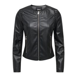 Only Damen Only Lederimitatjacke &raquo;ONLBITTEN MIX FAUX LEATHER JACKET CC OTW&laquo; Lederimitat L