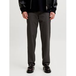 Jack & Jones JACK & JONES Chino Pants 'JPSTollie Connor' male size 36 Dark brown / Black