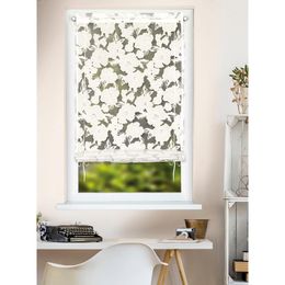 HOMING Vorhang &raquo;Juana&laquo; verdeckte Schlaufen 1 Stk. tlg. Fertigschal wei&szlig; Polyester 130cm, verdeckte Schlaufen, 60cm