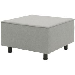 DOMO collection Polsterhocker &raquo;Sonna, individuell erweiterbar&laquo; Polsterhocker f&uuml;r Terrasse, Garten und Balkon, speziell f&uuml;r Outdoor silber 100% Olefin 