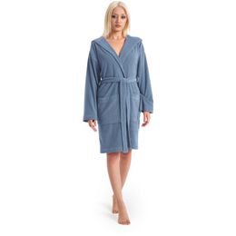OTTO home Damenbademantel &raquo;Sina, ideal f&uuml;r Sauna & Spa, Hotelbademantel, Morgenmantel&laquo; 1 Stk. einfarbiger Bademantel, kurz, hoher Baumwollanteil, XS-