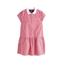 next Kleid M&auml;dchen Gr&ouml;&szlig;e 164 rot / wei&szlig;