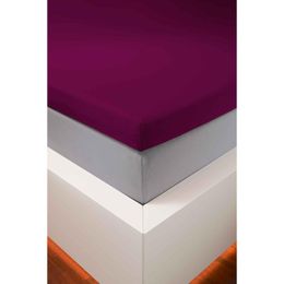 bellana Spannbettlaken &raquo;bellana deluxe f&uuml;r Topper, mit Elasthan, Premium Jersey 230 g/m&sup2;&laquo; mit 5% Elasthan, f&uuml;r Topper mit 4-10cm H&ouml;he, b&uuml;gelfrei, 