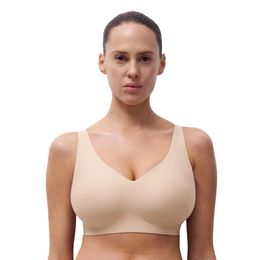 Chantelle Damen B&uuml;gelloser BH &raquo;SOFTSTRETCH POWER&laquo; Airbonding Abschl&uuml;sse f&uuml;r eine Anhebung der B&uuml;ste L, N-Gr
