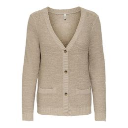 Only Damen Only Strickjacke &raquo;ONLGEENA LS BUTTON CARDIGAN KNT&laquo; beige M