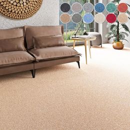OTTO home Teppichboden &raquo;Fortis, Schlinge, Gesamth&ouml;he 5 mm, Made in Netherlands&laquo; rechteckig meliert, Breite 400 cm, strapazierf&auml;hig, Wohnzimmer beige 