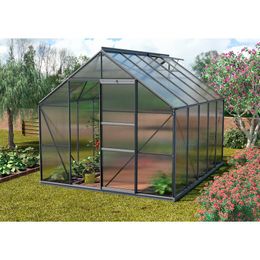 Vitavia Gew&auml;chshaus &raquo;Merkur 8300&laquo; grau B/H/T: 254cm x 317cm