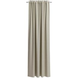 Neutex for you! Vorhang nach Ma&szlig; &raquo;ARUBA&laquo; Multifunktionsband 1 Stk. tlg. Uni Dimout, hochwertige Webstruktur beige Jacquard, Obermaterial: 100% 
