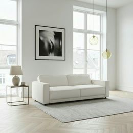 3-Sitzer &raquo;ALLIE Schlafsofa 225 cm&laquo; Bett-Funktion (108/190cm), trendiger Cord o. pflegeleichter Velours beige 100% Polyester B/H/T: 225cm x 82cm x 84cm