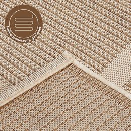 ANDIAMO Teppich &raquo;ARIZONA 2&laquo; rechteckig 5 mm H&ouml;he Flachgewebe, mit Bord&uuml;re, In- und Outdoor geeignet, wetterfest beige Kunstfaser B : 200cm 1 Stk., 5mm, L: 