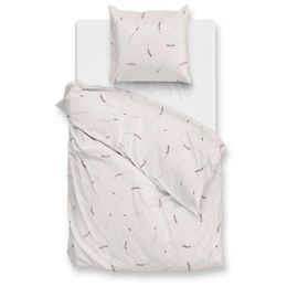 ZO HOME Bettw&auml;sche &raquo;Mirella&laquo; 2 Stk. Bettw&auml;sche aus 100% Baumwolle, hochwertiges Mako-Satin rosa Mako-Satin, Obermaterial: 100% Baumwolle B/L: 155cm x 