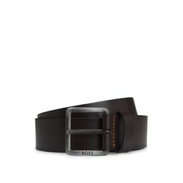 BOSS Herren BOSS Lederg&uuml;rtel &raquo;Jeeko_Sz40&laquo; mit matter Schlie&szlig;e braun 115