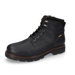 Camel Active Herren Camel Active Winterboots Schn&uuml;rstiefel mit Profilsohle und Warmfutter schwarz 46