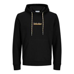 Jack & Jones Jack & Jones Herren Kapuzensweatshirt &raquo;JJKENDRICK SWEAT HOOD&laquo;, Baumwollmischung, regular fit schwarz XL