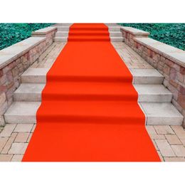 PRIMAflor-Ideen in Textil L&auml;ufer &raquo;PODIUM, Made in Belgium&laquo; rechteckig 2,6 mm H&ouml;he Breite 200 cm, Nadelfilz, Uni-Farben, ideal f&uuml;r Veranstaltungen 